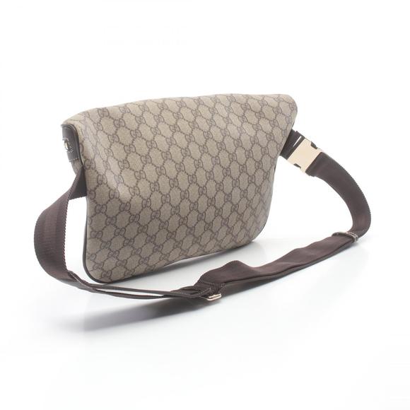 Gucci | Bags | Gucci Supreme Tan Gg Bag Waist Body Bag Brown Leather ...